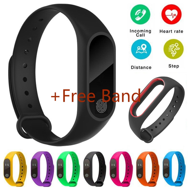 M2 Vibration Bluetooth Fitness Smart Band Heart Rate Smart Wristbands+ ...