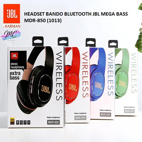 JBL Wireless Bluetooth Headphone MDR-850 Extra Bass Hi-Fi Stereo ...
