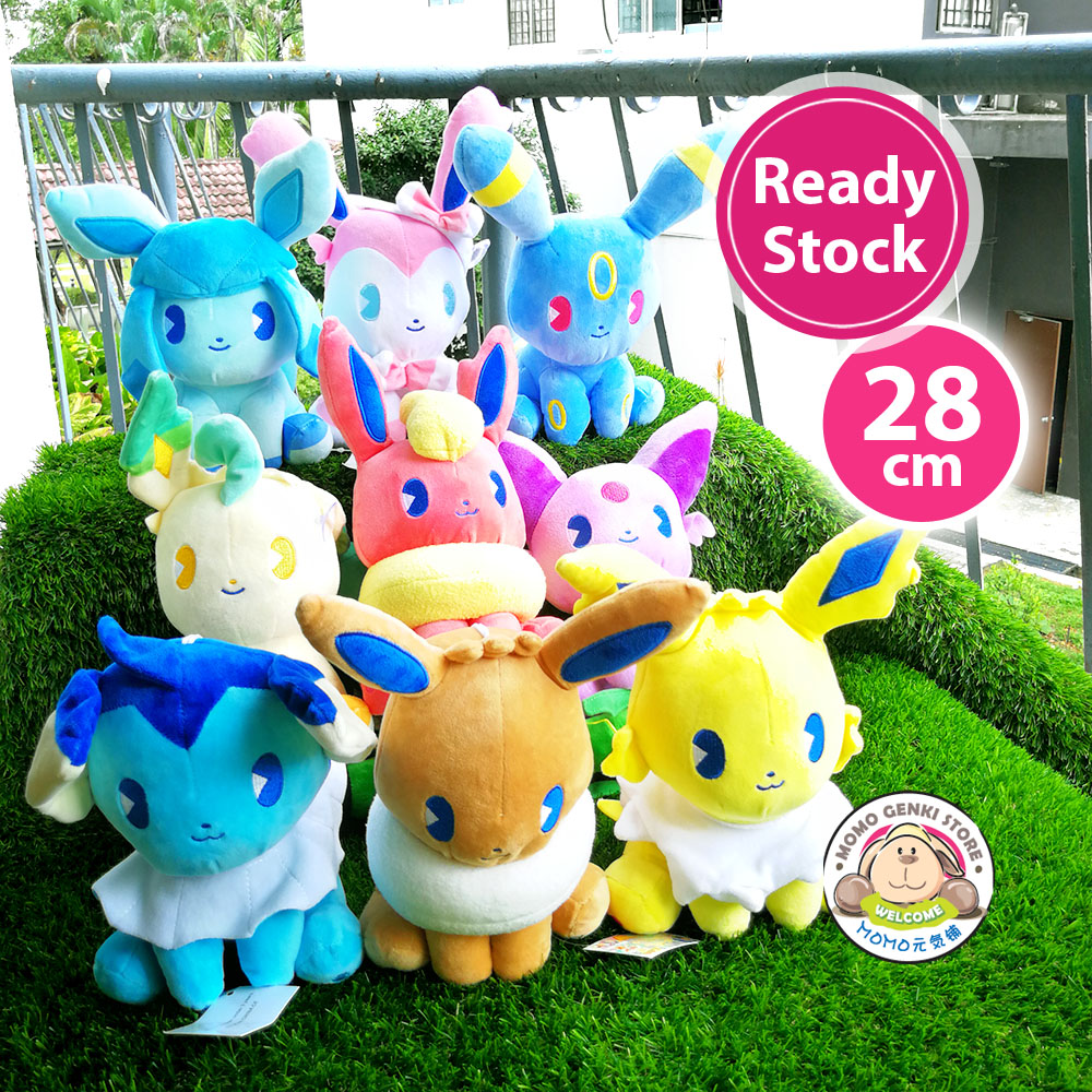 Pokemon Pikachu Soda Eevee Evolution Soft Plush Toy Doll Per Pc (28cm ...