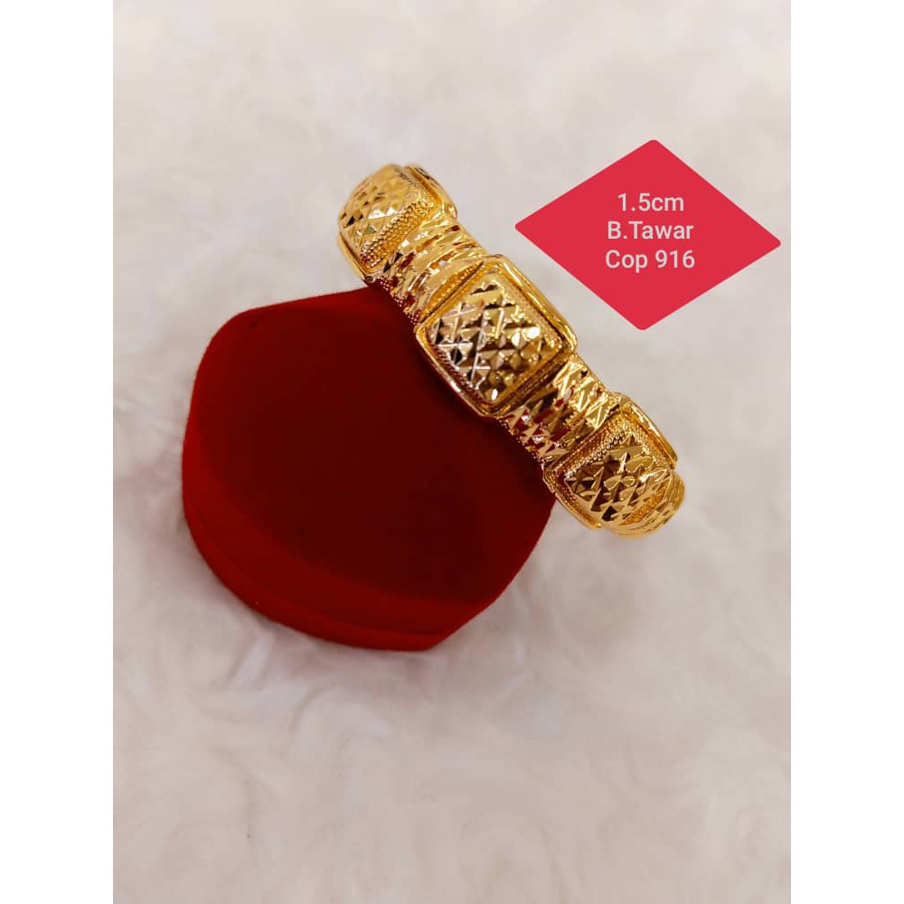 🔥 GELANG BISKUT TAWAR VIRAL🔥Emas Bangkok Cop 916 💯 Copy Original Gold ...