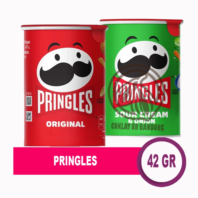 Pringles POTATO MINI 42GR, PRINGLES POTATO CHIPS ORIGINAL 42GR Small ...