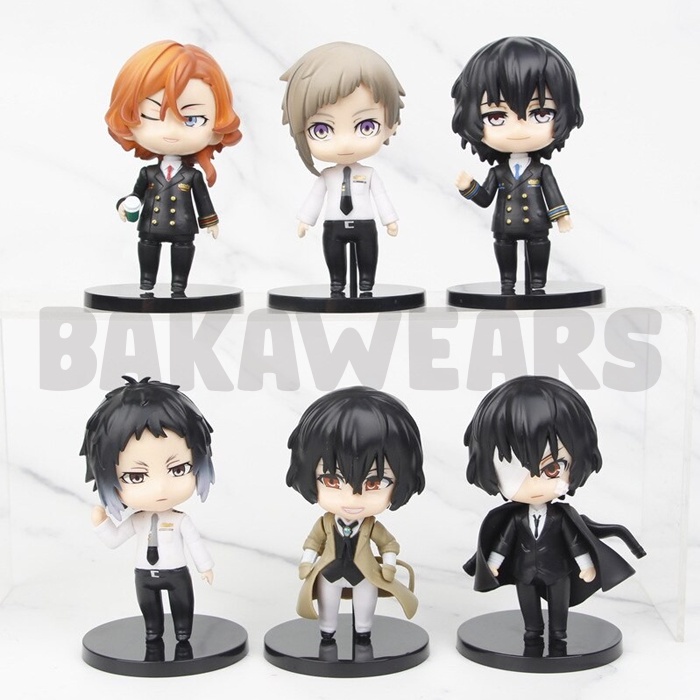 Bungou Stray Dogs Action Figure 2: Cute Kawaii Version - Dazai, Atsushi ...