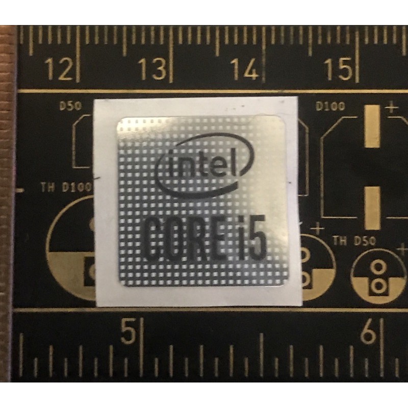 Original intel Core i5 10th gen 2020 logo Sticker | Shopee Malaysia