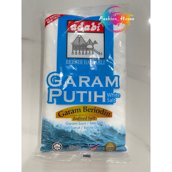 ADABI Garam Halus /Garam Putih (400g) | Shopee Malaysia