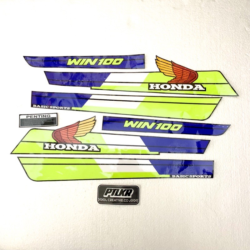 Honda Win 100 V5 Sticker Striping | Shopee Malaysia