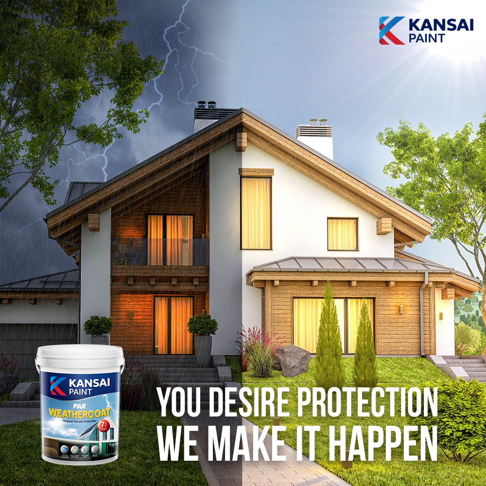 Kansai Paint PAR Weathercoat 5L/15L (for exterior) | Shopee Malaysia