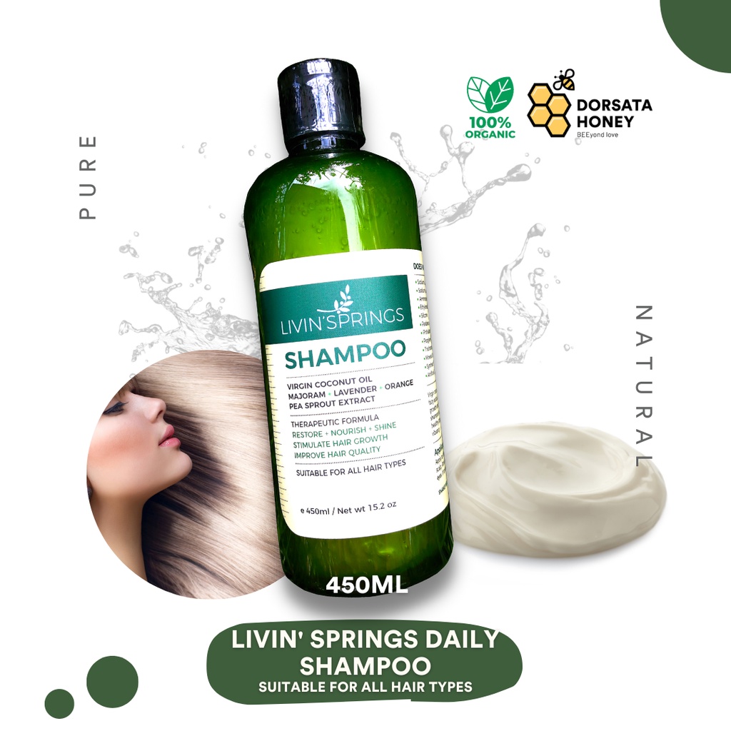 Livin'springs Shampoo (Normal to all hair types) 450ml | Shopee Malaysia