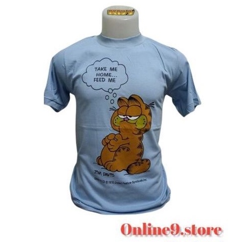 BAJU KARTUN GARFIELD TAG HANES USA | Shopee Malaysia