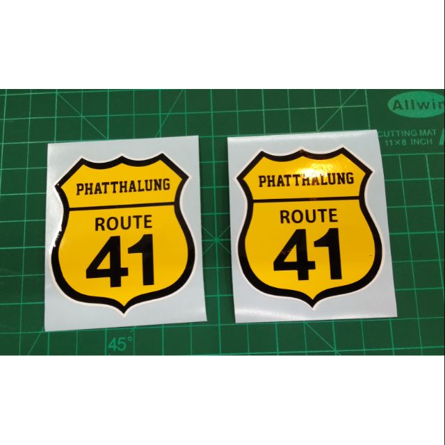 Stiker Motor. Stiker Route 41 Phattalung | Shopee Malaysia