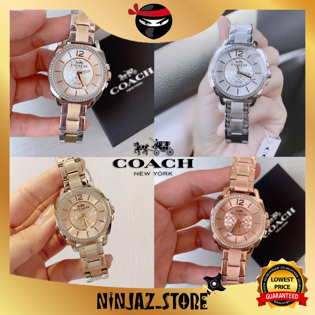 [🔥Malaysia 2Years Warranty🔥] Coach Classic Boyfriend Stainless Steel ...