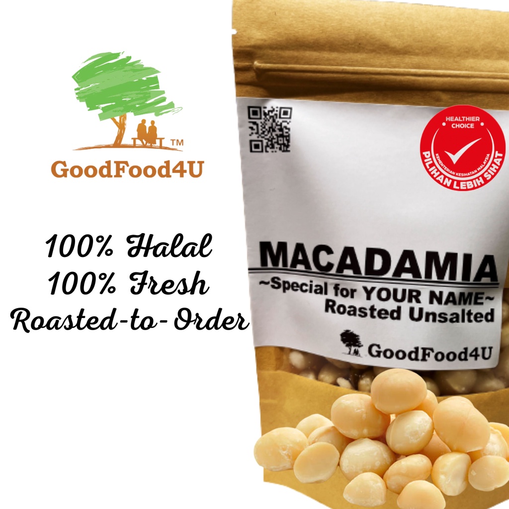 GF4U Roasted Macadamia Halves | Hawaii Nut | 澳洲坚果 ｜夏威夷果 Australia ...
