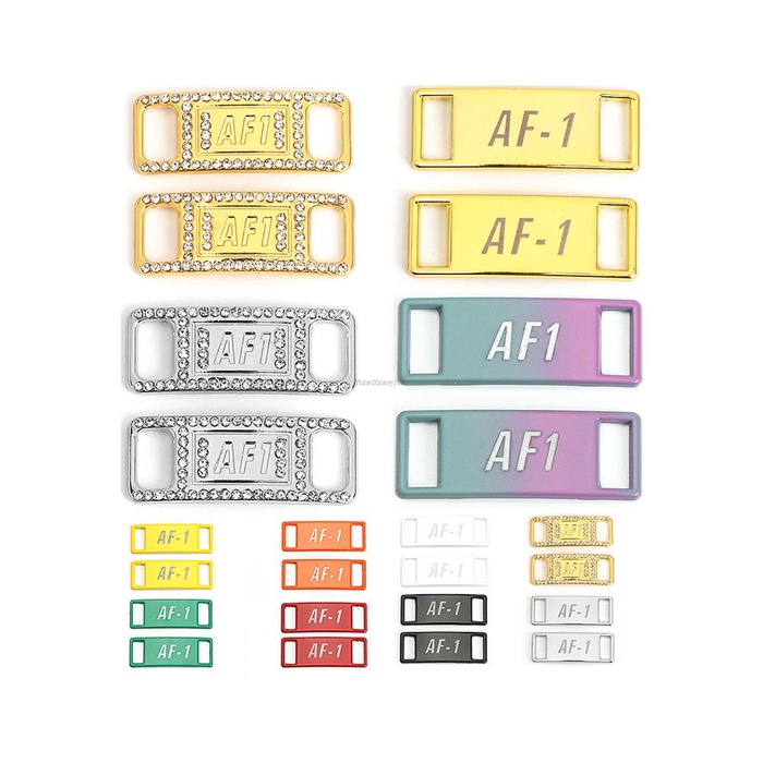 Fashion Diamond Shoe Charms New Laces Buckle Quality Metal Shoelaces ...