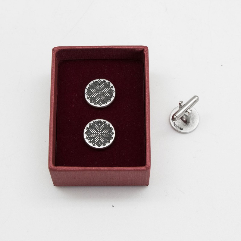 KL Pewter [902] Bunga Bintang Songket | Cufflink | Shopee Malaysia