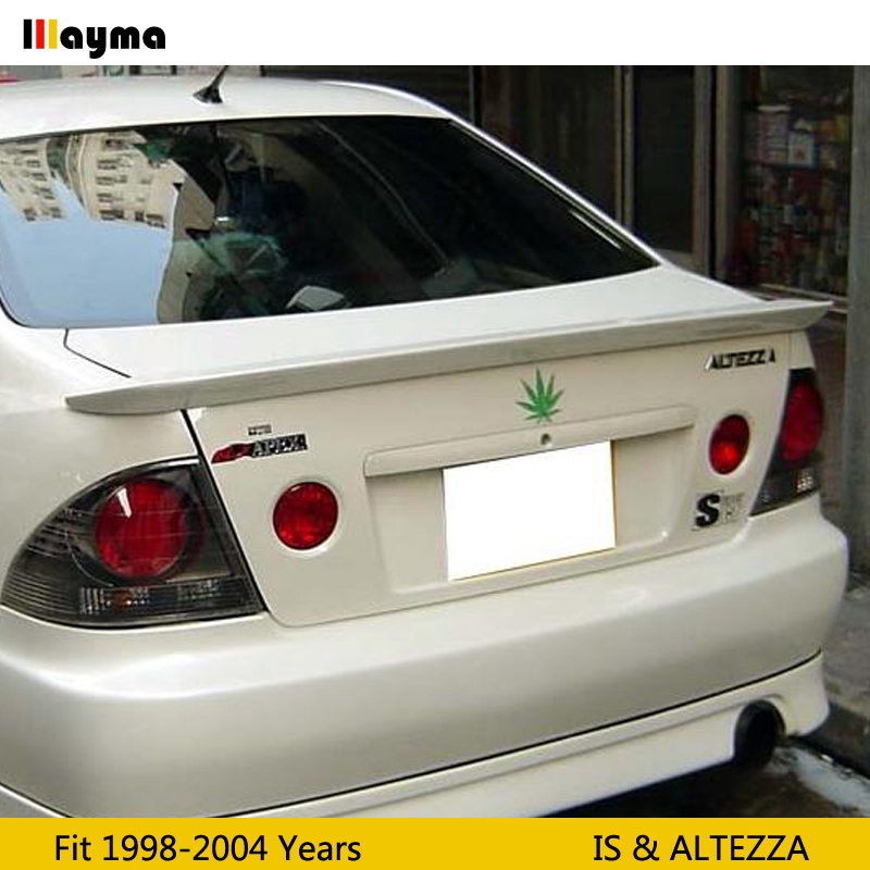 TRD style Fiber glass rear trunk lip For Toyota Altezza AS200 AS300 ...