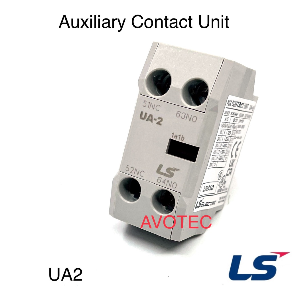 LS Auxiliary Contact Unit for MC-9b ~ MC-150a (UA1 / UA2 / UA4 ...