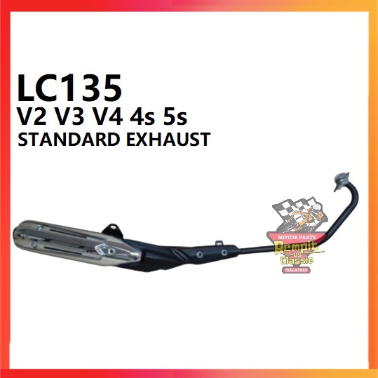 REMPIT Yamaha LC135 (FREE exhaust cover) NEW V2 V3 V4 4S / 5S EXHAUST ...