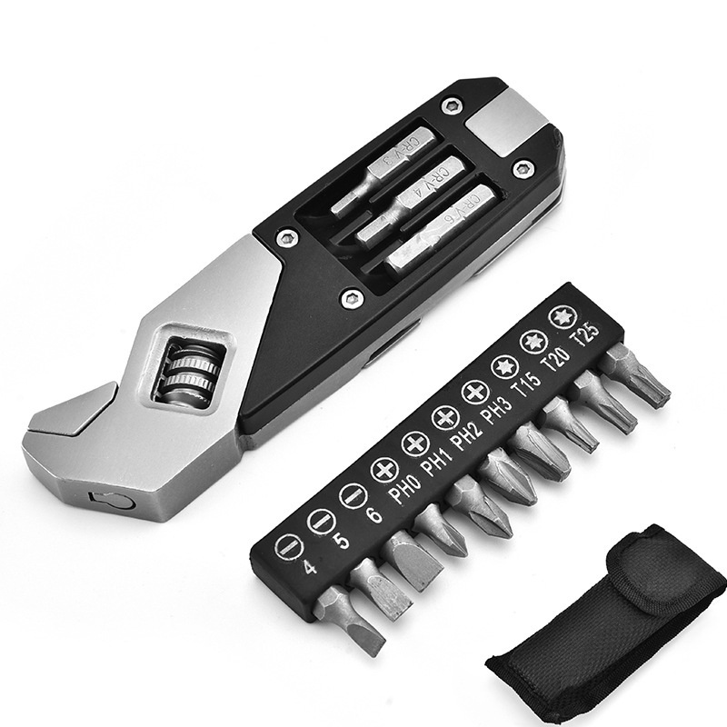 Multi Opening Adjustable Wrench Stainless Steel screwdriver With Hex ...