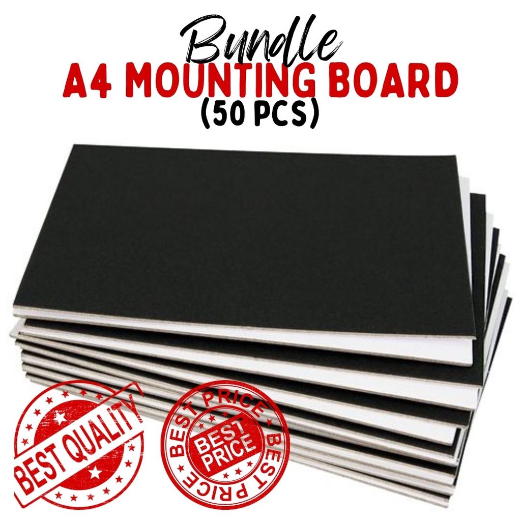 50 PCS BUNDLE A4 MOUNTING BOARD | Shopee Malaysia
