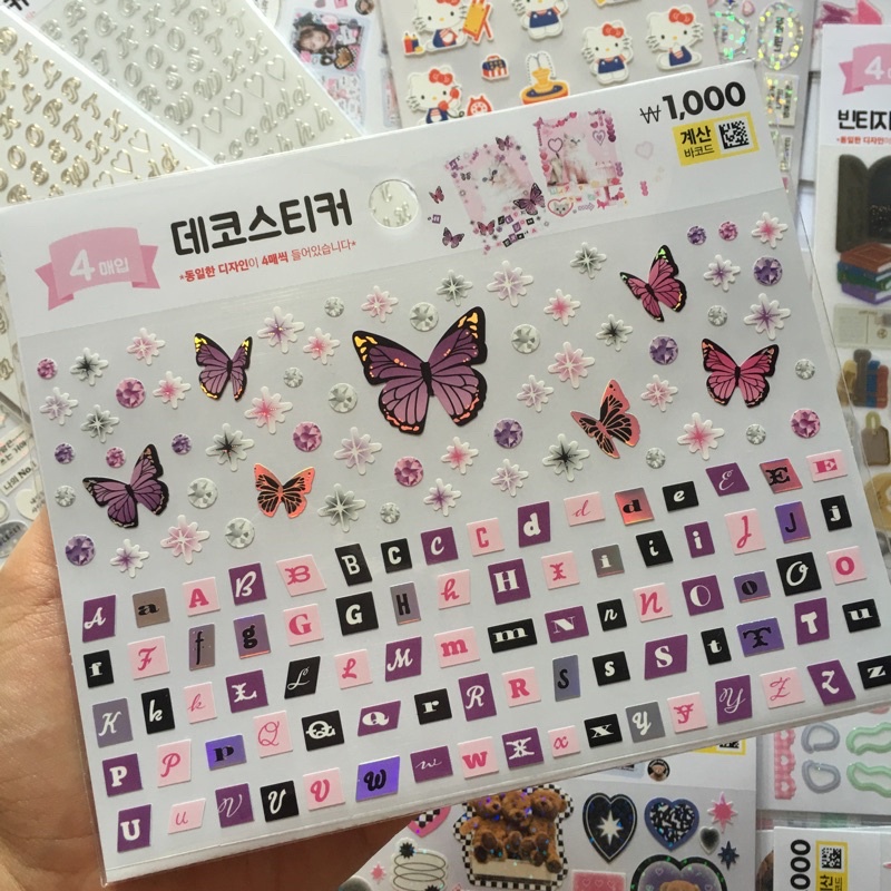 [Daiso Korea] Polco Journaling Deco Stickers Collection 2 | Shopee Malaysia