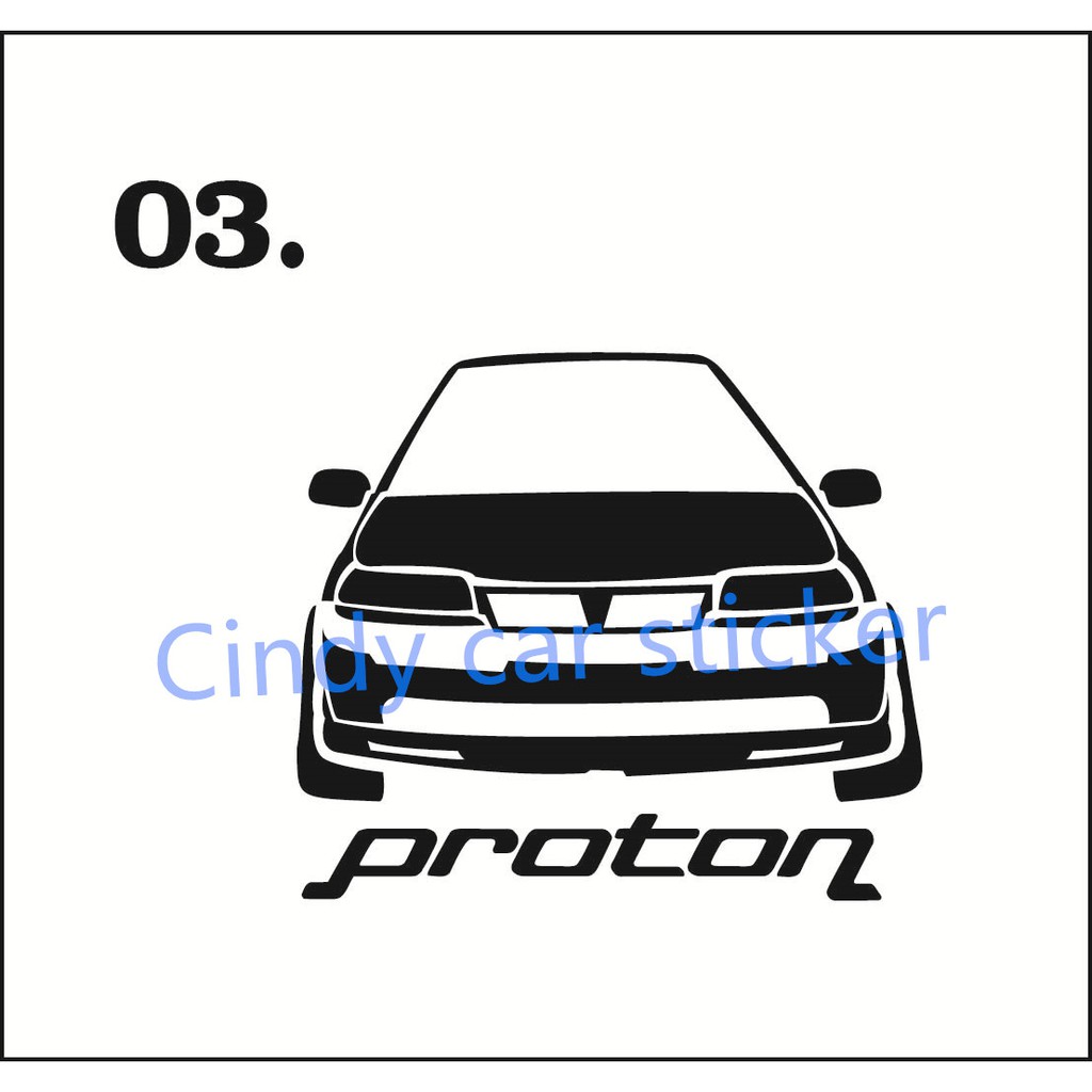 proton car sticker 12cm x10cm | Shopee Malaysia