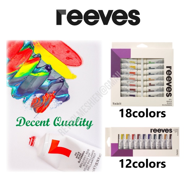 Reeves Artist Oil Color in 1 Set (12/18 Colors) | Shopee Malaysia