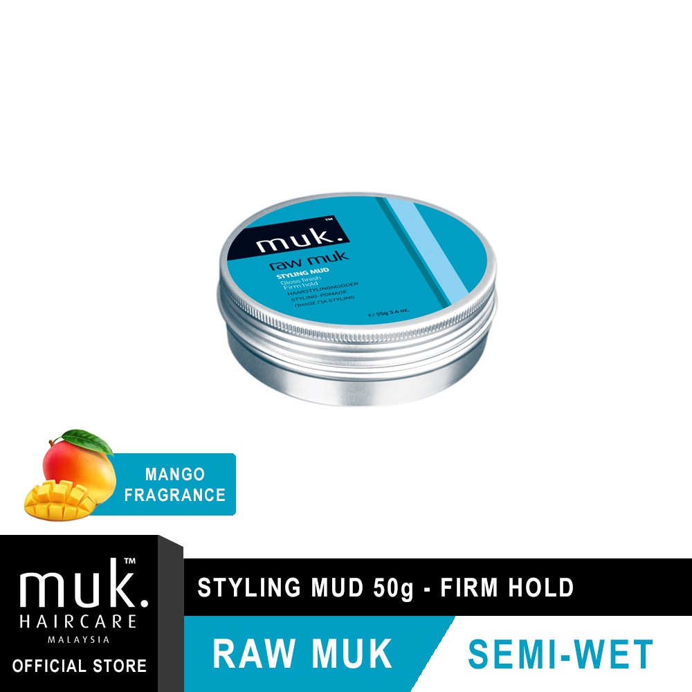 Raw Muk Hair Styling Mud (50g) - Semi Wet Look (AWARD WINNING ...