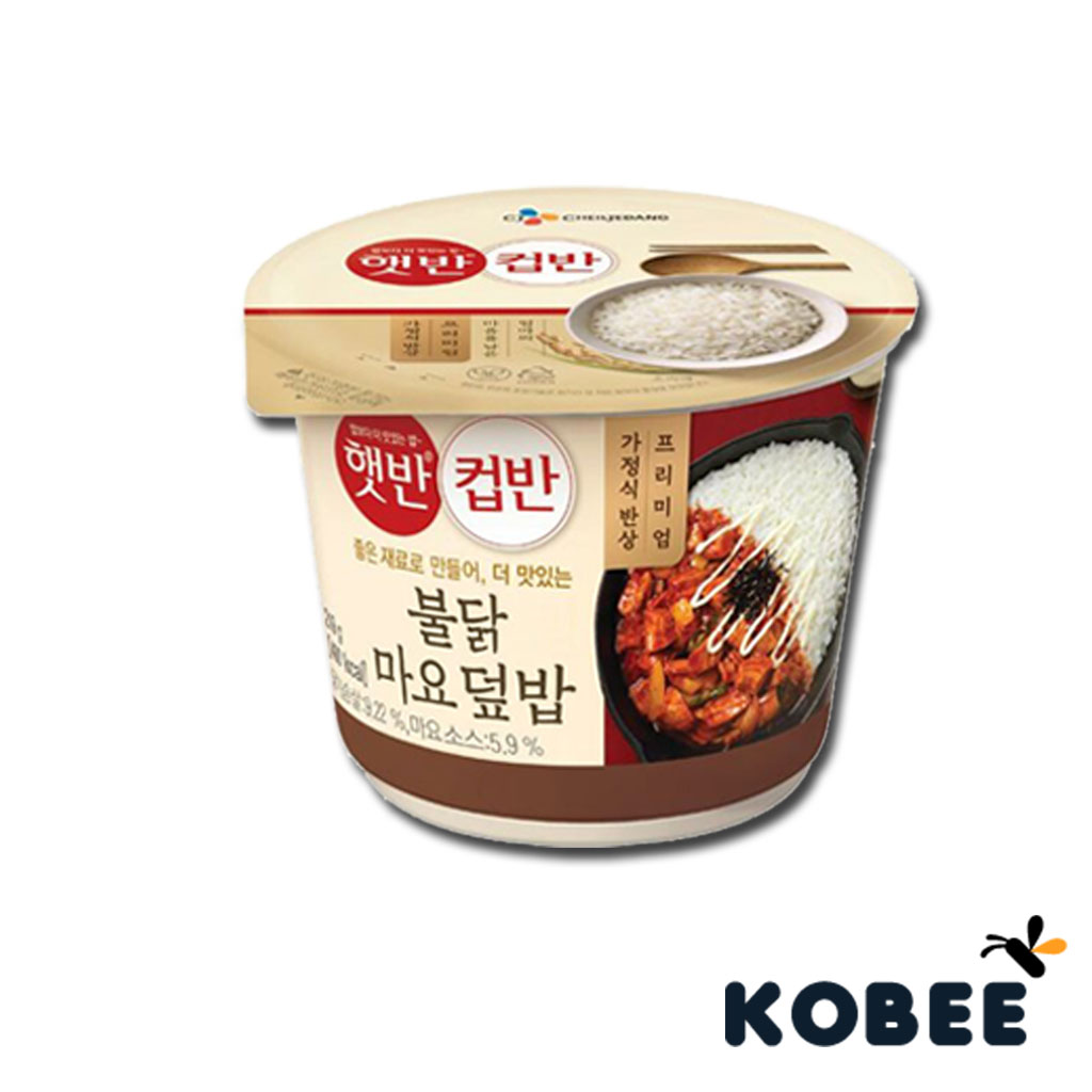 CJ Cupban Korean Rice with Spicy Chicken Mayo (219g) | Shopee Malaysia