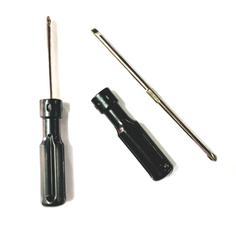 2 WAYS SCREWDRIVER (+) AND (-) / MATA BUNGA / MATA LEPER / 十字和一字螺丝起子 ...