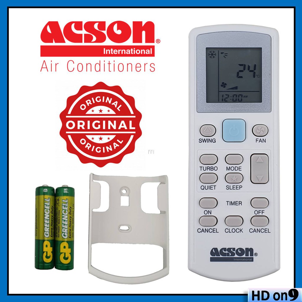 *ORIGINAL* ACSON AIR CONDITIONER REMOTE CONTROL (GS02I) | Shopee Malaysia