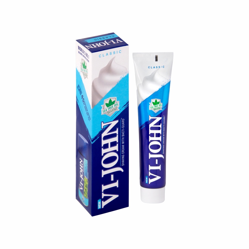 Vi-John Shaving Cream - Classic/Tropical Lime/Musk/Fruit Fusion 125g ...