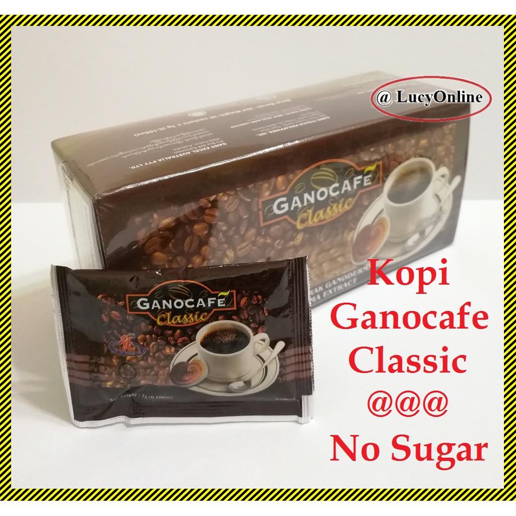 GANO EXCEL Ganocafe Classic Coffee Ganoderma Lucidum Extract Healthy ...