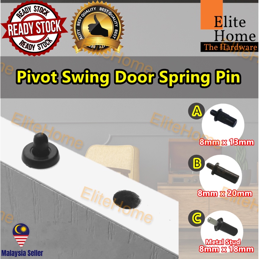 🔥BEST SELLER🔥 EliteHome (1Pc) Cabinet Swing Door Spring Pin Pivot ...