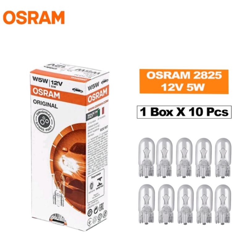 100% ORIGINAL OSRAM 2825 W5W 12V 5W W2.1X9.5d T10 (4090)Auto Bulbs - 1PCS | Shopee Malaysia