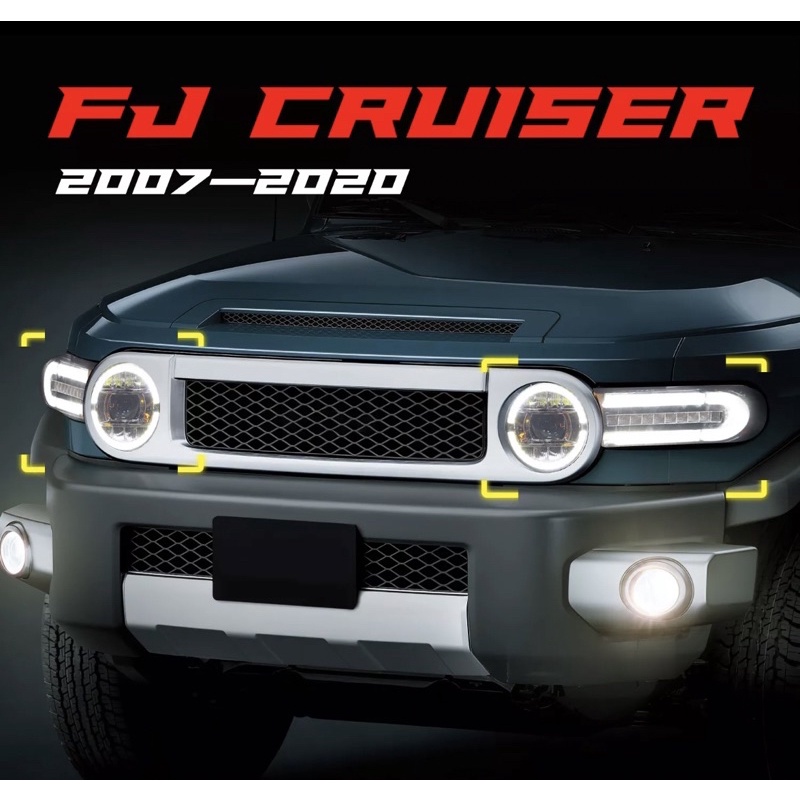 TOYOTA FJ CRUISER LED ANGLE EYES SEQUENTIAL SIGNAL WELCOME LIGHT HEAD ...