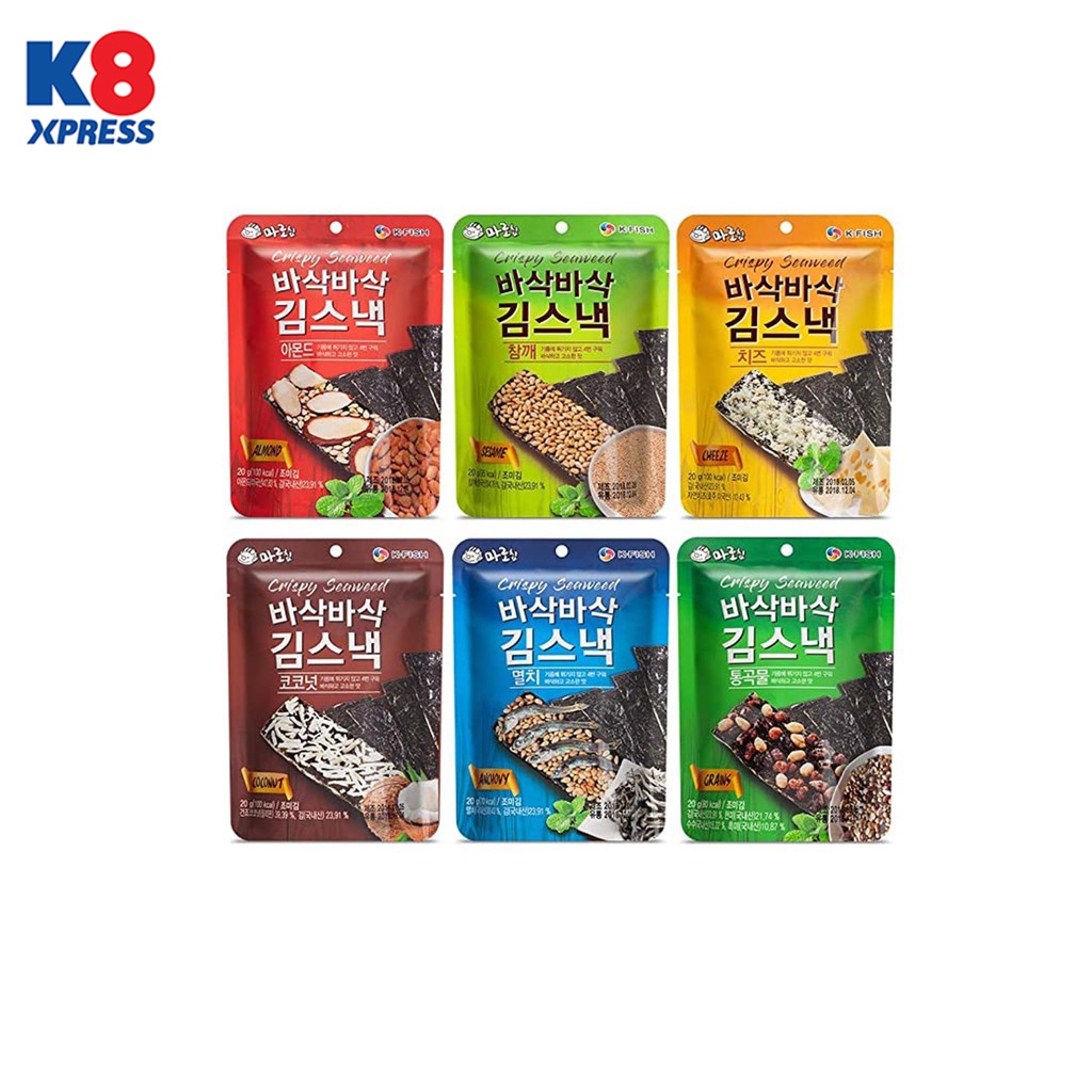 KFISH Maro Chip Crispy Seaweed Cheese/ Grains/ Almond/ Coconut/ Sesame ...