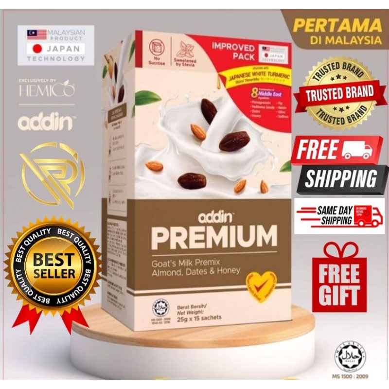 ADDIN Susu Kambing Premium Dengan Ekstrak kurma Madu Badam Kunyit Putih ...