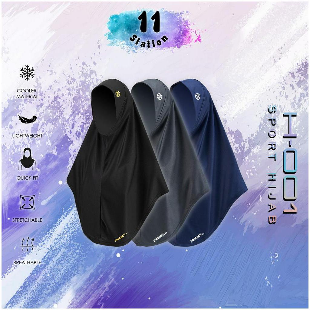 Protech Sport Tudung Hijab (Model: H001-Long)/(Model:H002-Short ...