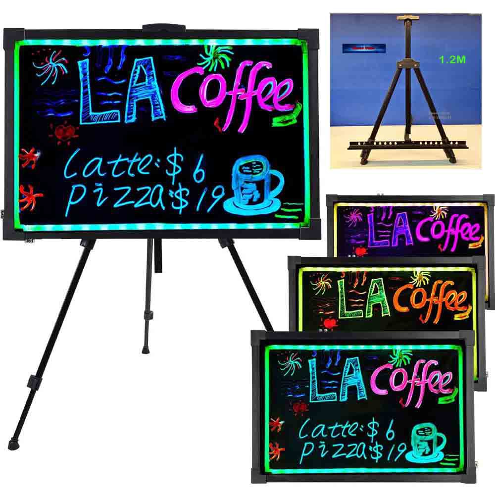 LED WRITING BOARD Stand Two Stage Extendable to 1.2m / WRITING BOARD 50 ...