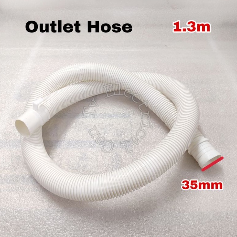 1.5M Heavy Duty Universal Washing Machine 35mm Outlet Drain Hose Water ...
