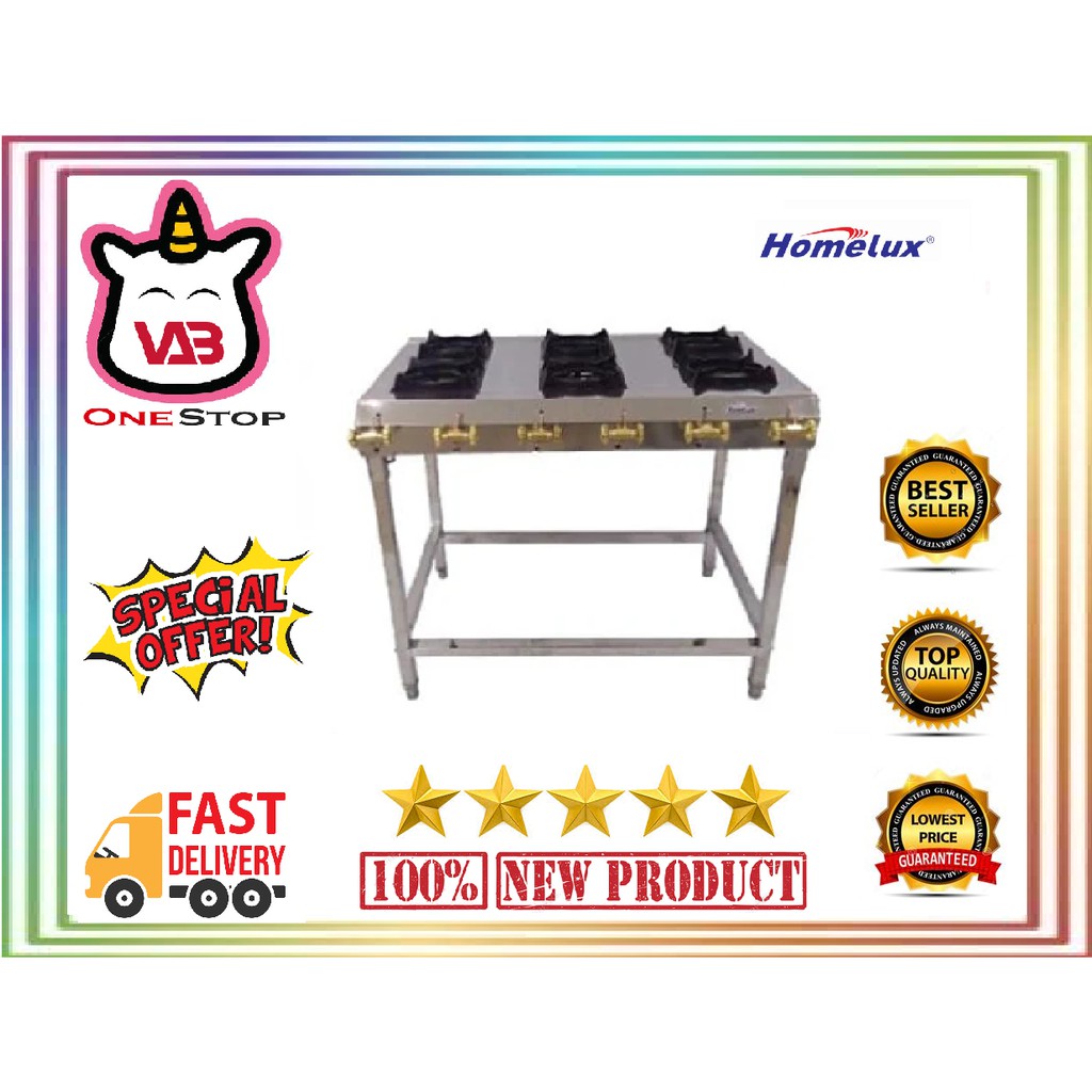 HOMELUX 6 Burner Seafood Cooker With Stand (HIGH PRESSURE) HSC-M6LEG ...