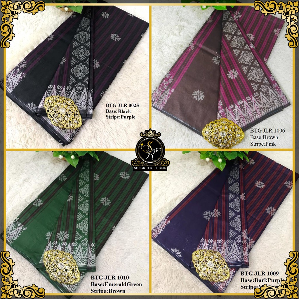Songket Tenun Bunga Tabur Jalur | Shopee Malaysia