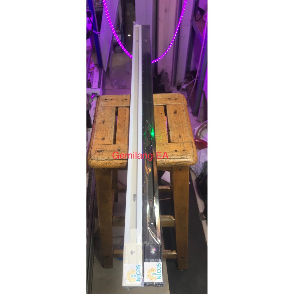Spotlight Rail / Track Spot Light 1 Meter Aluminum Material | Shopee ...