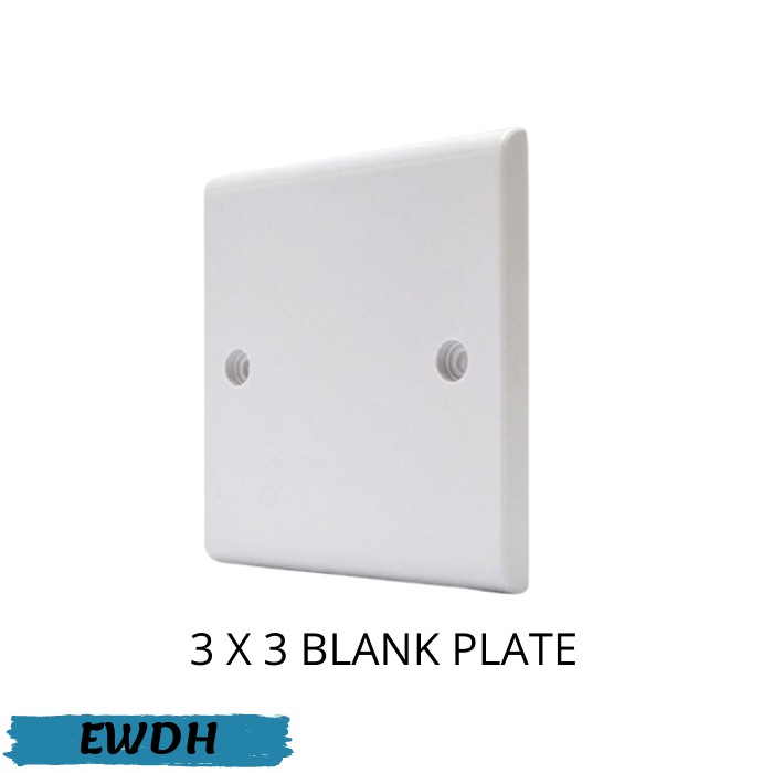 PVC BLANK PLATE 3 X 3 / PVC COVER READY STOCK | Shopee Malaysia