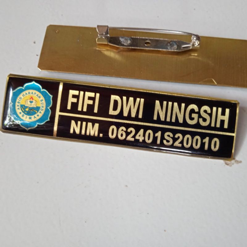 Name tag / fiber chest Name | Shopee Malaysia
