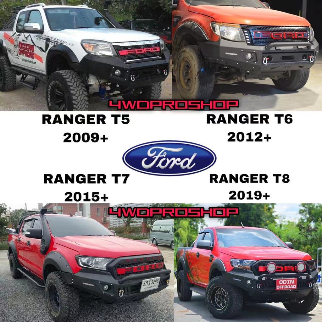 FORD RANGER T5 T6 T7 T8 FRONT BULL BAR STEEL BAR RANGER 2006 2012 2015 ...