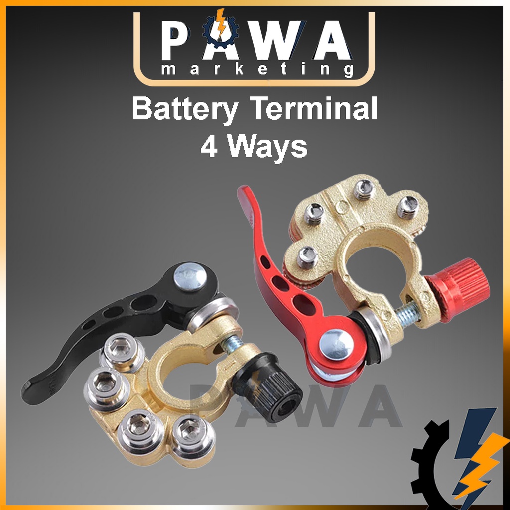 Votec Universal 1Set 4 Way Car Lorry Copper Quick Release Battery ...