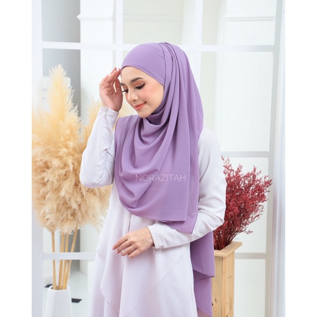 🌸SHAWL INSTANT RAUDHAH CHIFFON 🌸 TALI TIEBACK | Shopee Malaysia