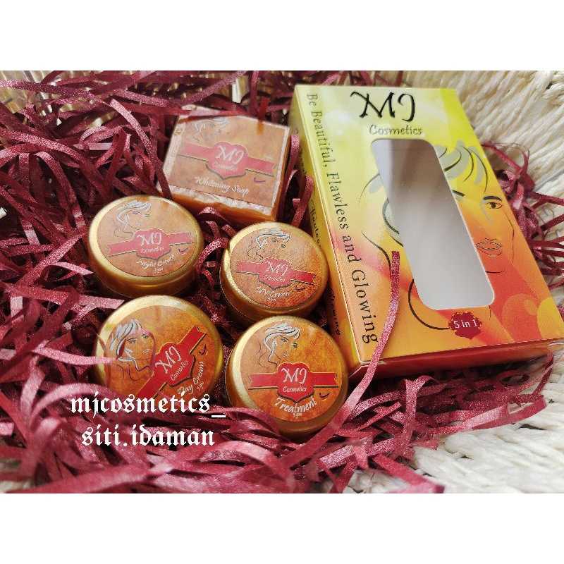 ORIGINAL HQ ~ MJ cosmetic Skin care 5 in 1 | Shopee Malaysia