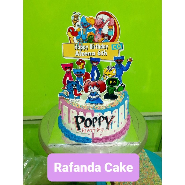 Poppy playtime Birthday Cake topper | Shopee Malaysia