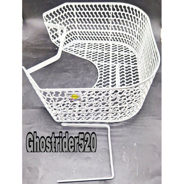 YAMAHA SPORT 2 / Y100 II bakul kacang basket kacang bakul 88 bakul depan PUTIH（besi tebal ...